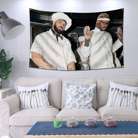 Drake and Future Flag Life Is Good Album Flag Banner (3x5Ft,HD Printing)